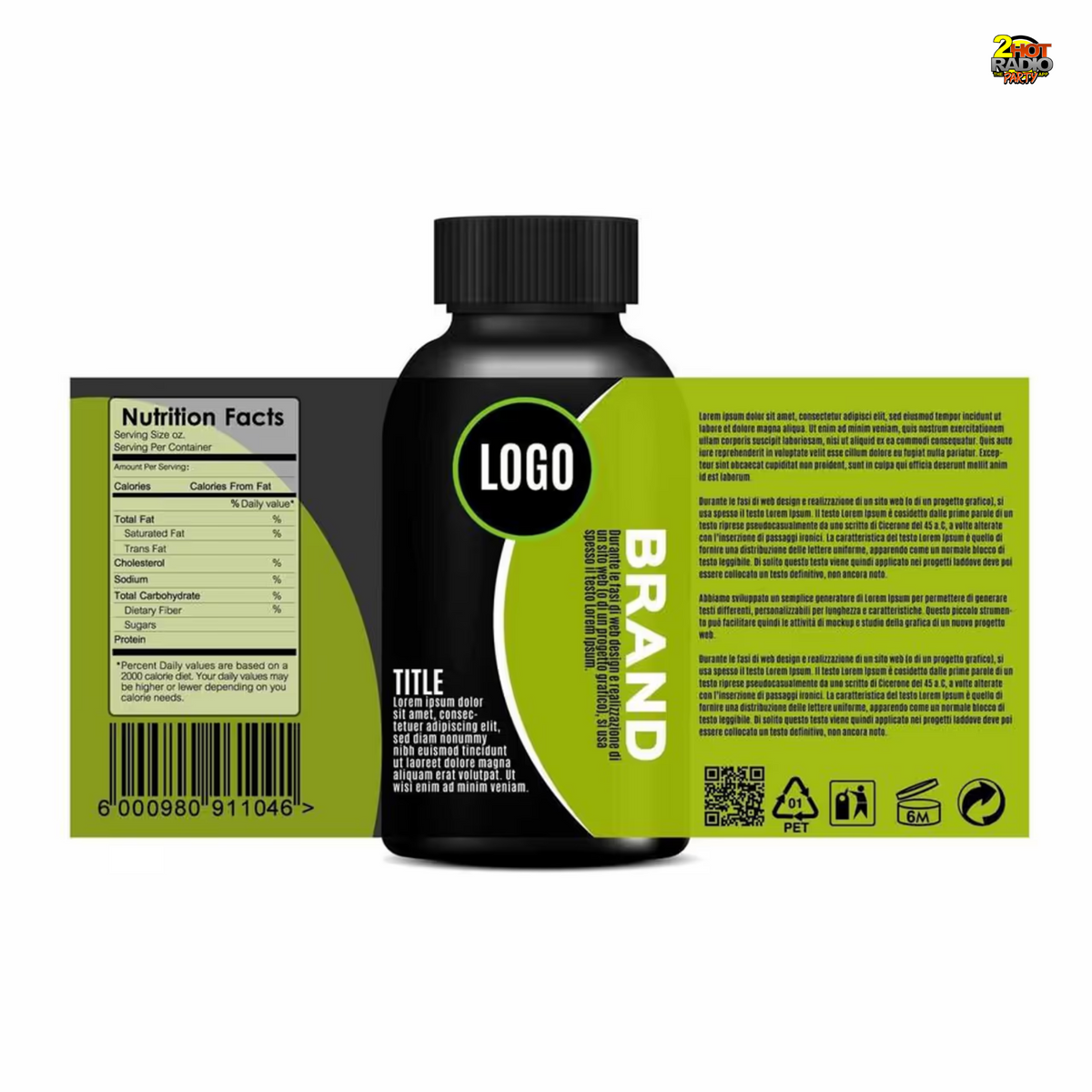 Packaging & Labeling Design — 2HotStore